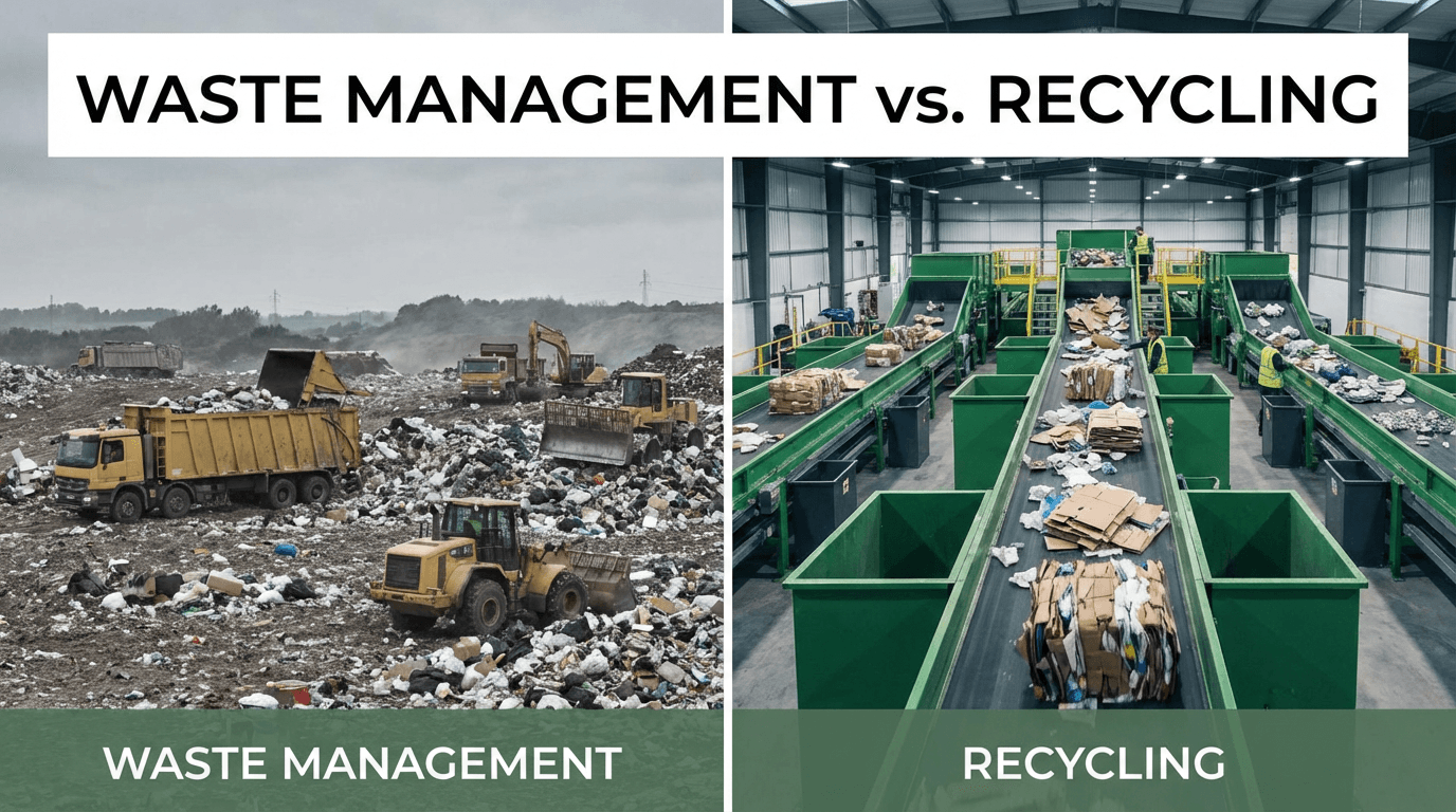 Waste Management vs. Recycling: The Data Behind What Works - TrashLab Blog